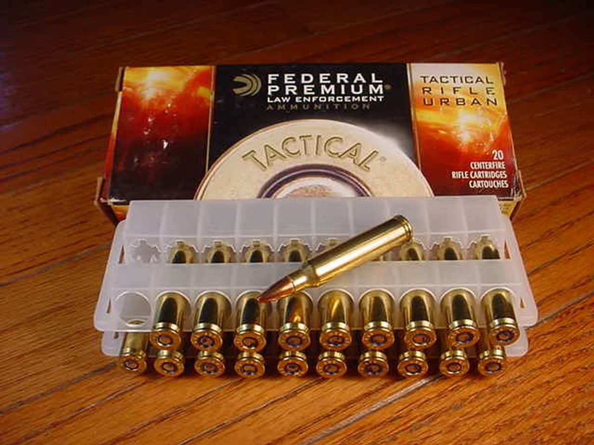 Federal Premium Ammunition Box of Federal Tactical TRU .223 Rem. Sierra ...