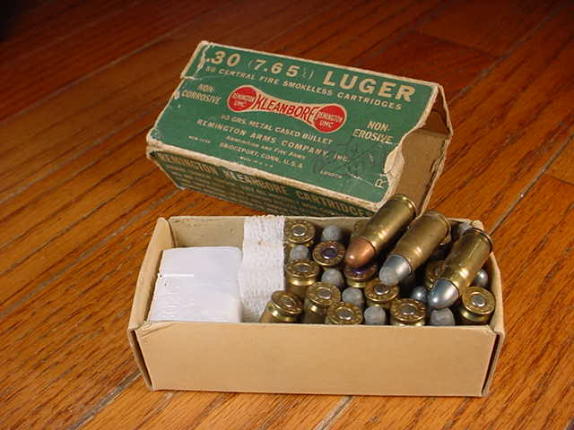 Partial Box of Mixed Remington/Peters .30 Luger Full Metal Jacket ...