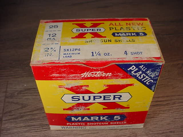 Western Cartridge Company Box of Western Super-X Mark 5 12 Gauge Number ...