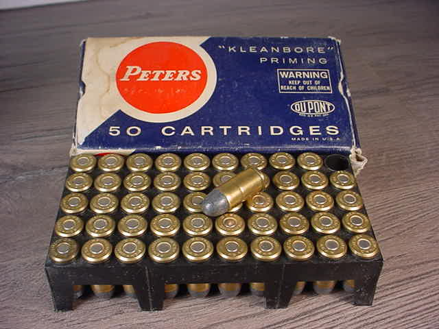 Peters Cartridge Company Box of Peters Kleanbore .45 Auto. Rim Lead ...