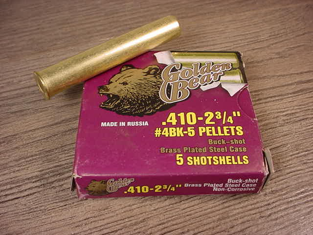 Box of Golden Bear .410 Gauge Number 4 Buckshot 17230073 - GunAuction.com