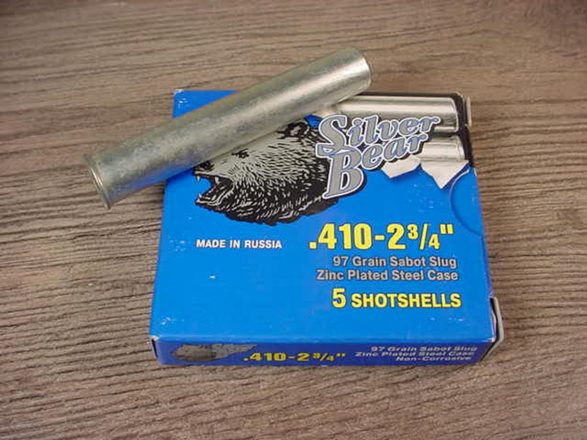 Box of Silver Bear .410 Gauge Sabot Slug 17234514 - GunAuction.com