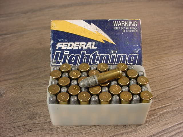 Box of Federal Lightning .22 Long Rifle Lead Solid Point .22 LR ...