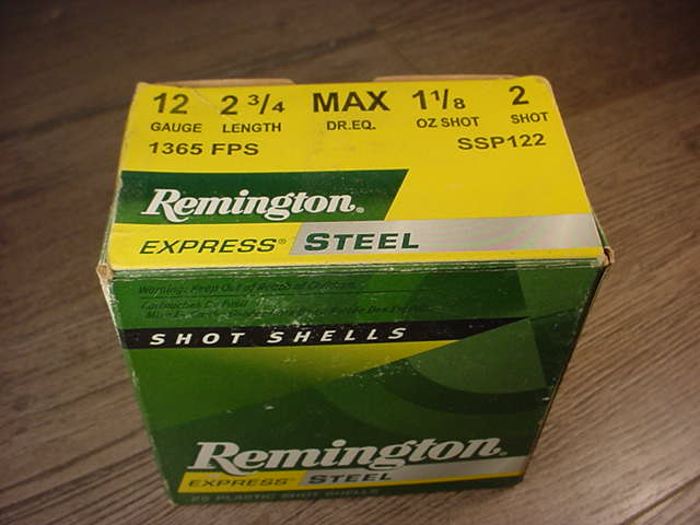 Partial Box of Express Remington Steel 12 Gauge Number 2 shot 17244580 ...