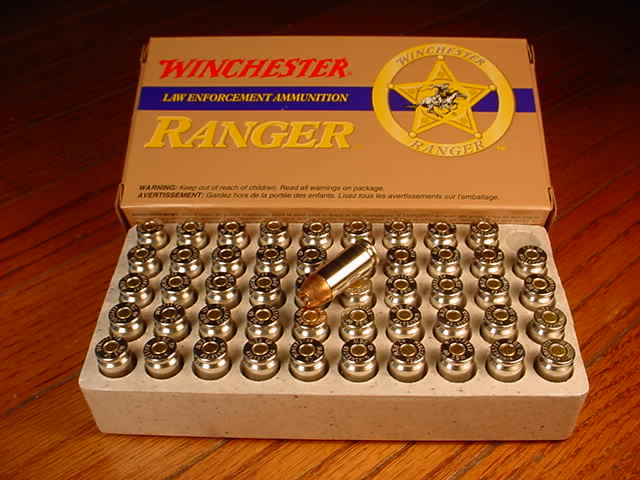 Box of Winchester Law Enforcement Ranger SXT .40 S&W Jacketed Hollow ...