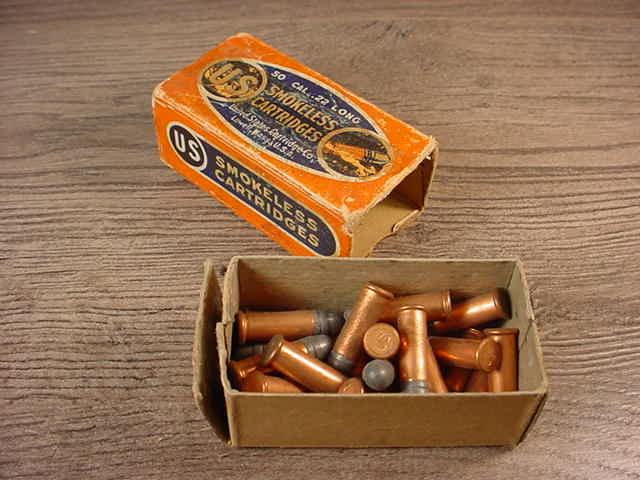 Partial Box of United States Cartridge Company .22 Long Copper Case ...