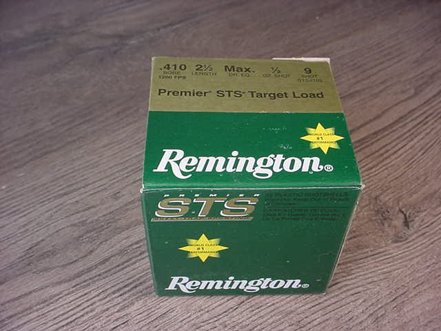 Box of Remington Premier STS Target Load .410 Gauge Number 9 Shot ...