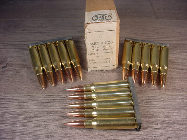Box of FN 7.62X51mm/308 Win. Full Metal Jacket Ball on Stripper Clips ...