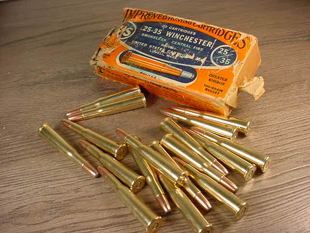 17 Rounds of United States Cartridge Company .25-35 Win. Semi-Jacketed ...