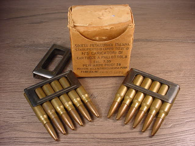 Partial Box of Italian Military 7.35X51mm Carcano Full Metal Jacket on ...