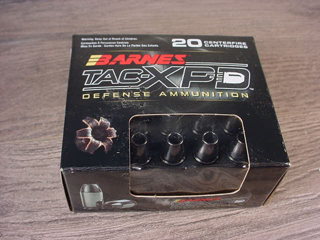 Box of Barnes Tac-XPD 9mm Luger+P Jacketed Hollow Point 9mm Luger +P ...