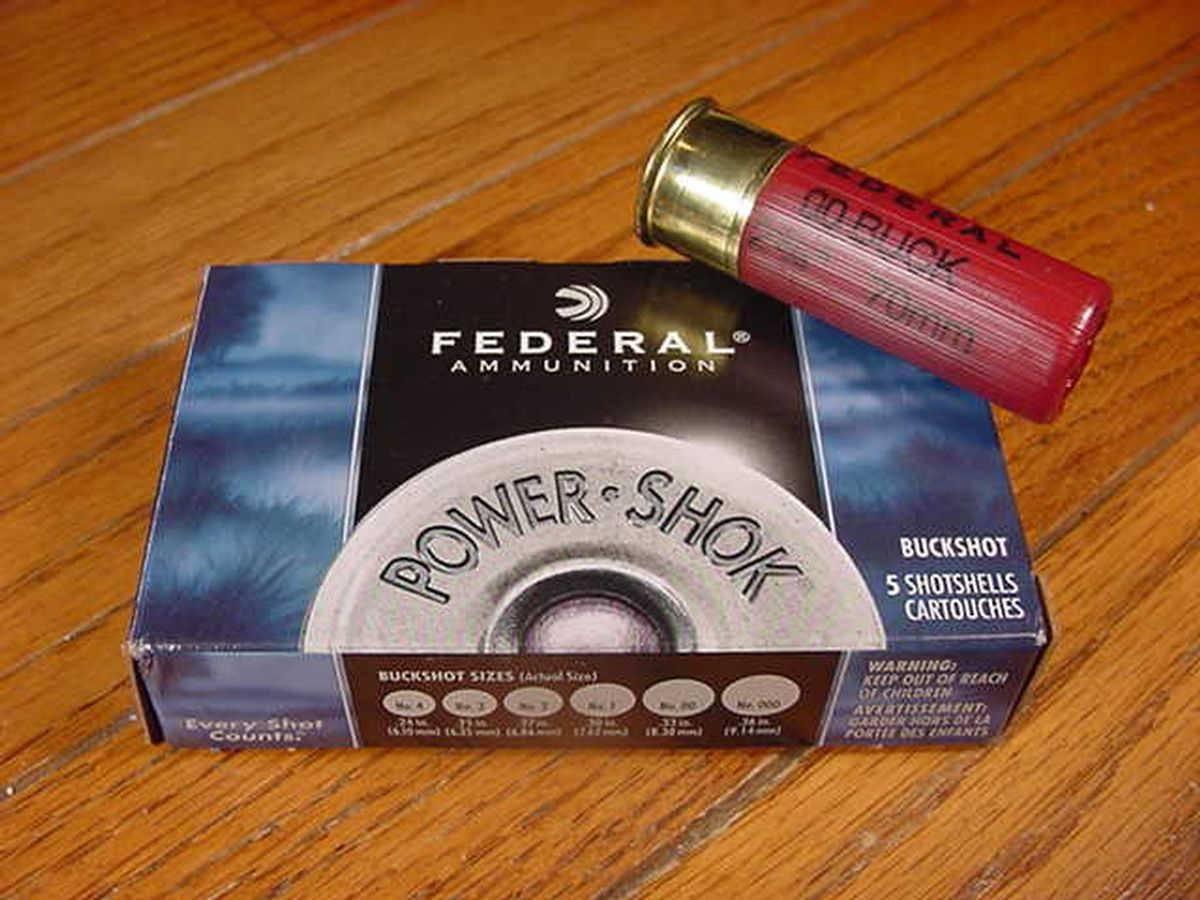 Box of Federal Power-Shok Maximum 12 Gauge 00 Buckshot 17308206 ...