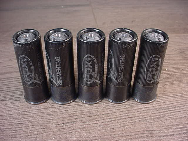 5 Rounds of Winchester Elite Defender PDX1 12 Gauge Segmenting Rifled ...
