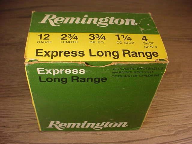 Partial Box of Remington Express Long Range 12 Gauge Number 4 Shot ...