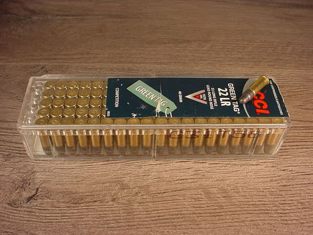 CCI Ammunition Partial Box of CCI Competition Green Tag .22 Long Rifle ...