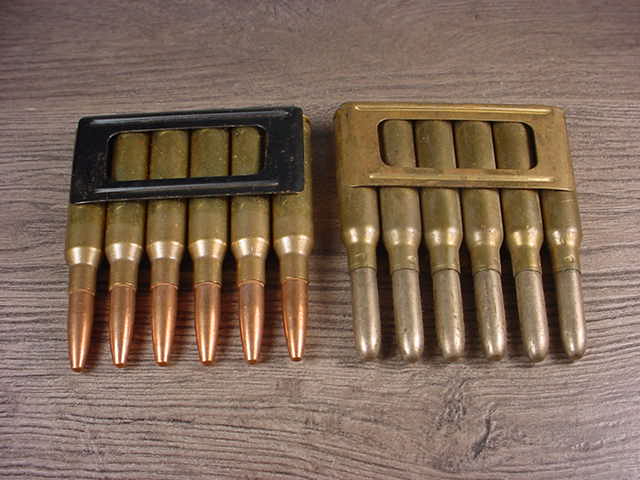 2 Clips (12 Rounds) of Mixed Manufacture 6.5 Carcano Full Metal Jacket ...