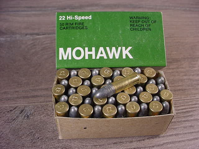Box of Remington Mohawk Hi-Speed .22 Long Rifle Lead Solid Point .22 LR ...