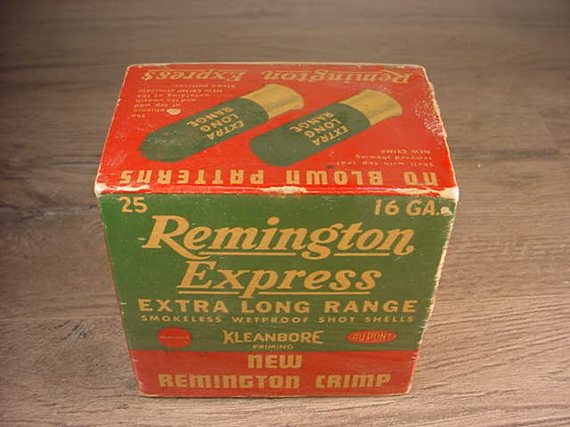 Box of Remington Express Kleanbore 16 Gauge Number 5 Shot 17333968 ...
