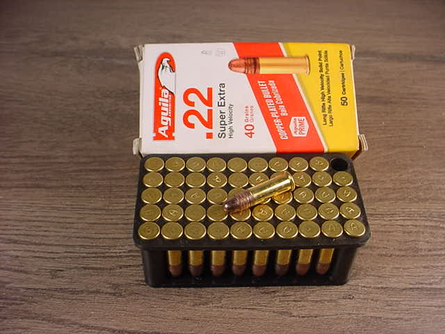 Box of Aguila Super Extra .22 Long Rifle Plated Solid Point .22 LR ...