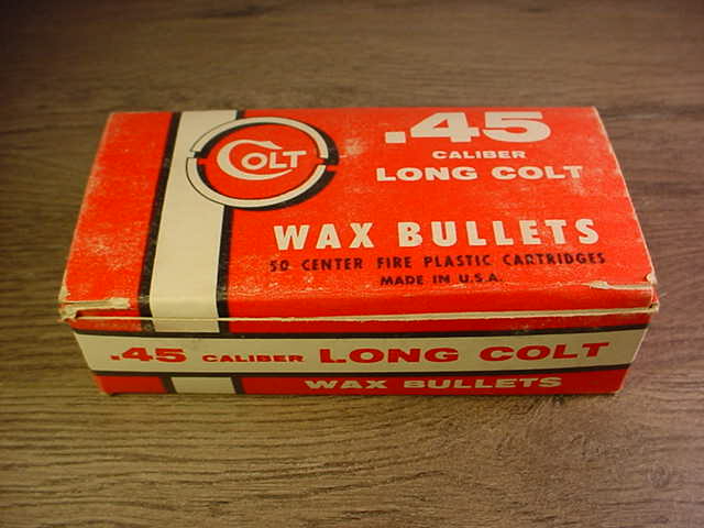 Box of Colt .45 Long Colt Quick Draw Competition Wax Bullet Cartridges ...