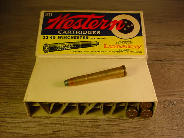 Western Cartridge Company Partial Box of Western Lubaloy .32-40 Win ...