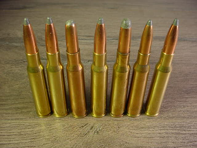 7 Rounds of Mixed Manufacture 7mm Mauser Semi-Jacketed Soft Point 7mm ...