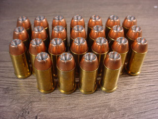 25 Rounds of Georgia Arms .45 Rim Revolver Gold Dot Jacketed Hollow ...