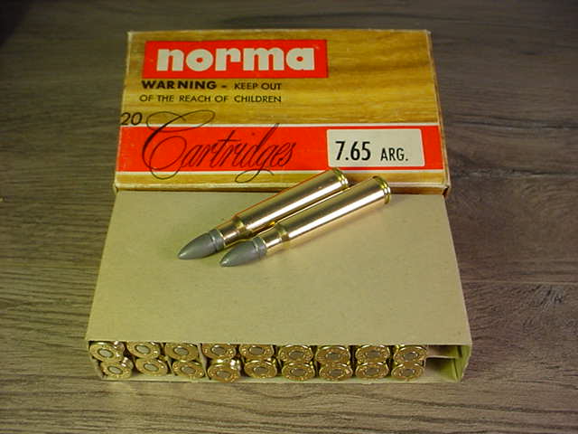 20 Rounds of Reloaded 7.65 Argentine Lead Soft Point 7.65x53 Argentine ...