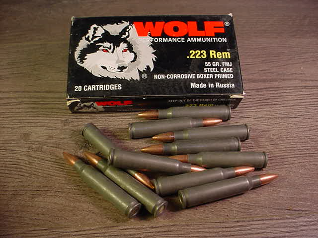 Partial Box of Wolf .223 Rem. Full Metal Jacket 17361091 - GunAuction.com