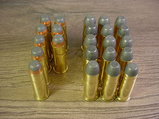 23 Rounds Mixed .44-40 Win. Lead Round Nose Flat Point & Semi-Jacketed ...