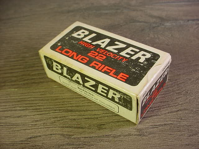 CCI Ammunition Box of CCI Blazer .22 Long Rifle Lead Solid Point .22 LR ...