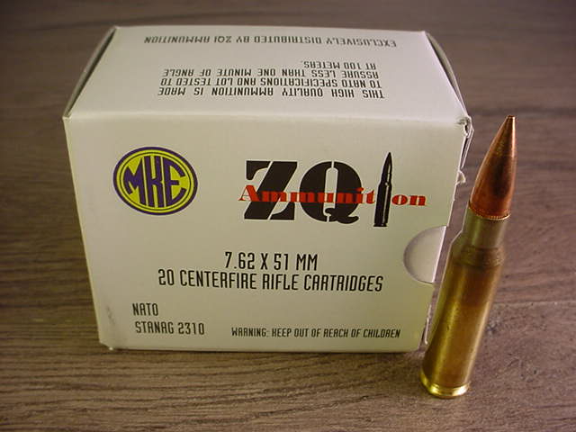 Box of ZQ1 M80 NATO 7.62X51mm/.308 Win. Full Metal Jacket 17378197 ...