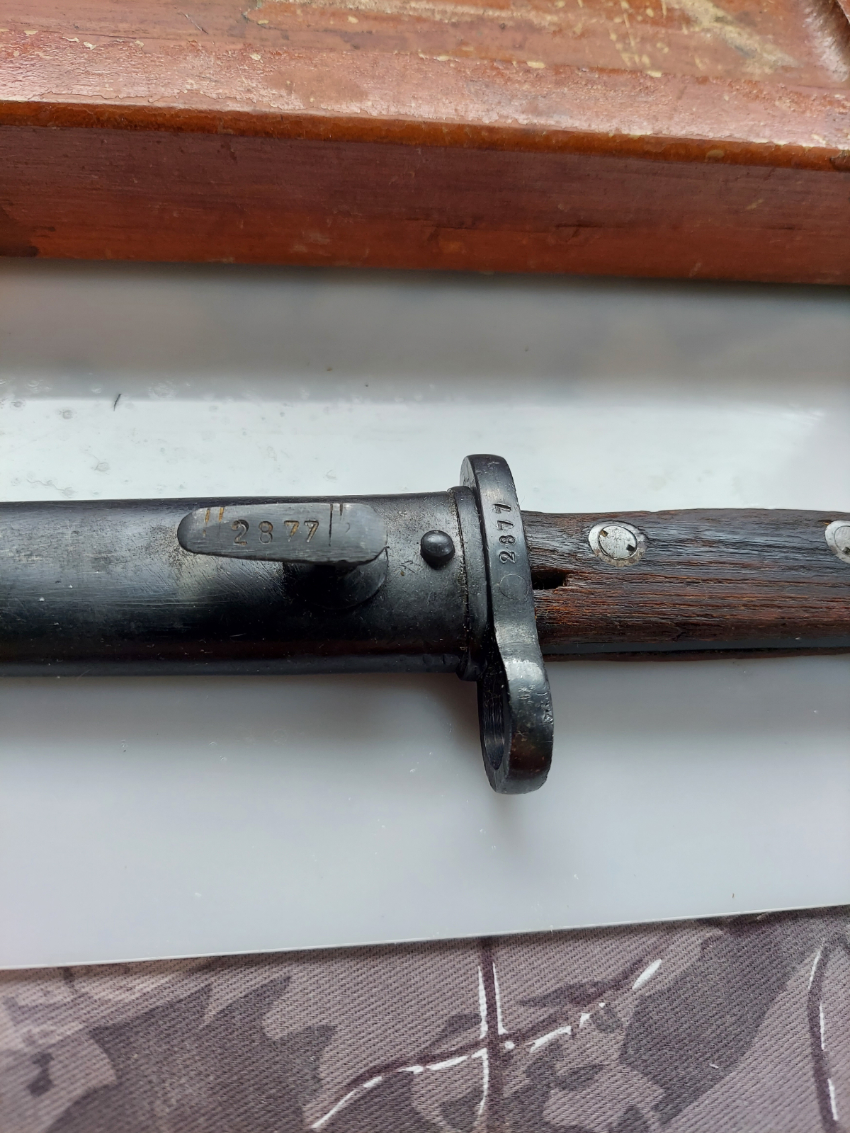 This is one of three bayonets npeay3eherussian one with all numbers ...