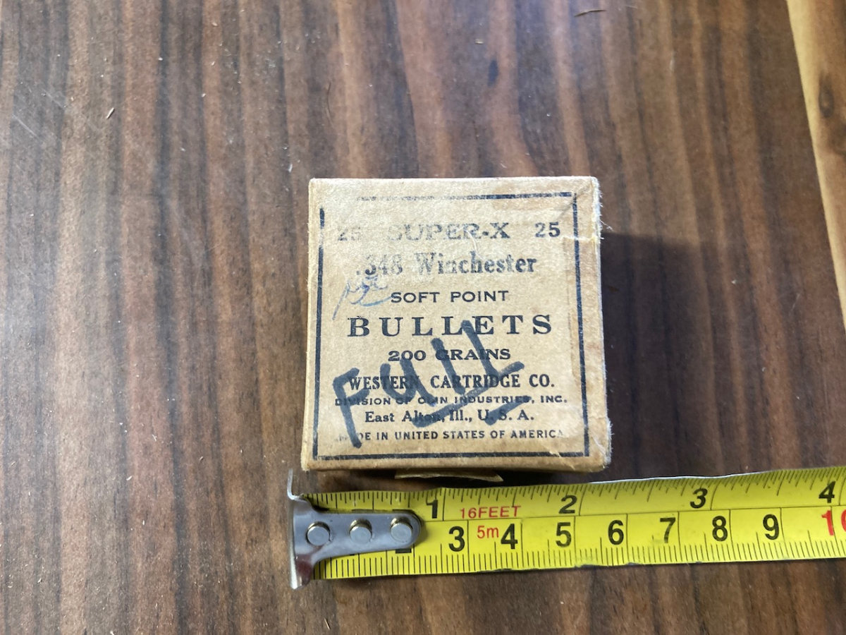 Western Cartridge Company Western .348 Winchester Super-X Soft Point ...