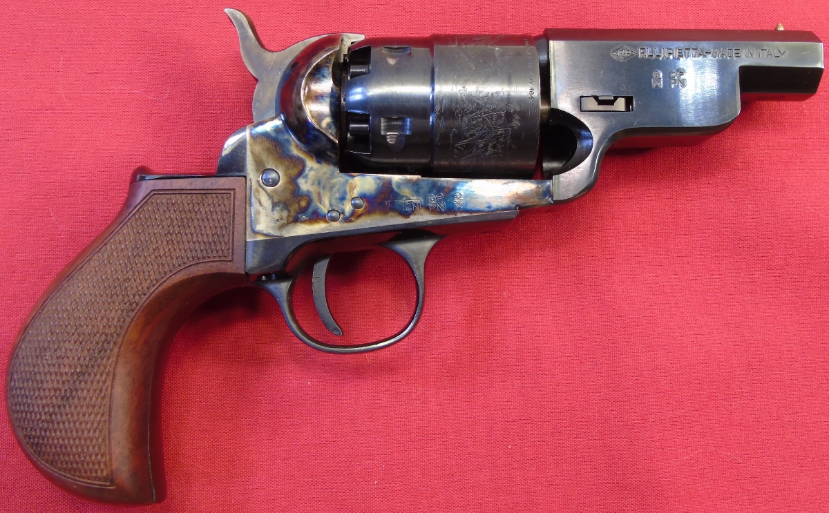 F.Lli Pietta Snub Nose Black Powder Single Action Revolver. .44 Ball ...