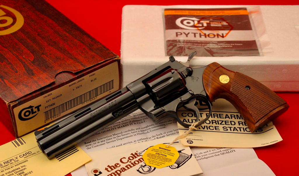 Colt Python 6" Royal Blue .357 Magnum 16882536 - GunAuction.com