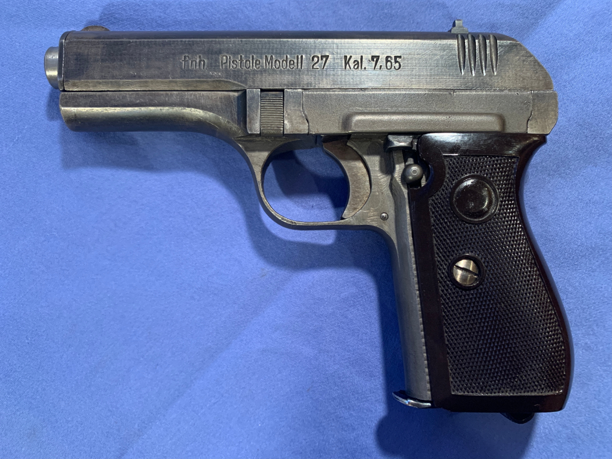 Very nice late war phosphate finished "fnh" variation CZ17 7.65mm ...