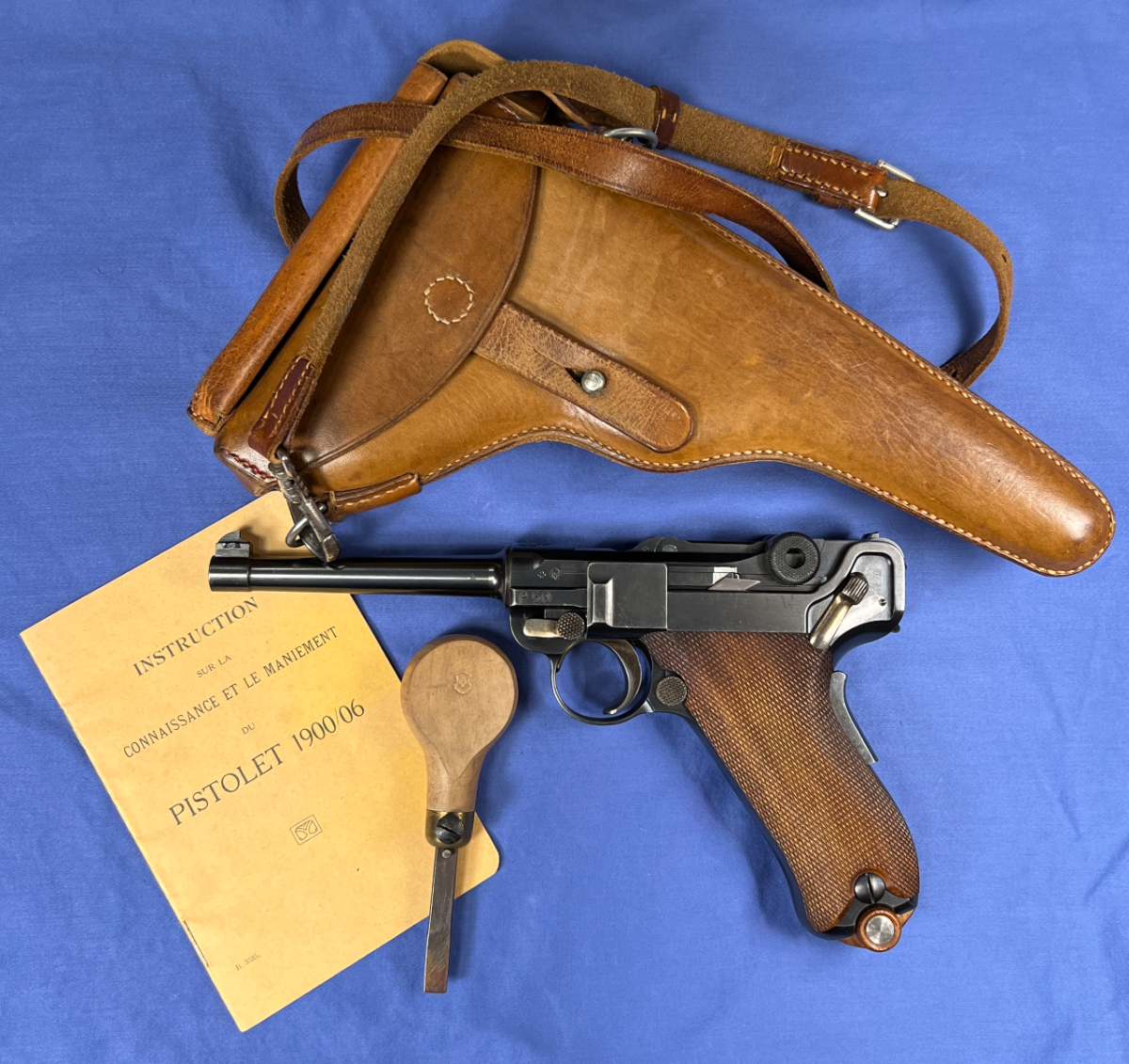 DWM Beautiful 1911 Cross-in-Shield 1906 pattern Swiss Luger, all ...