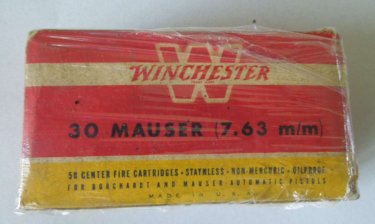 WINCHESTER 30 MAUSER (7.63MM AMMO 7.63x25mm Mauser 17226211 ...