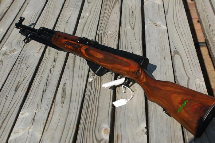 Russian Sks Laminated Stock 7.62x39 For Sale at GunAuction.com - 8319274