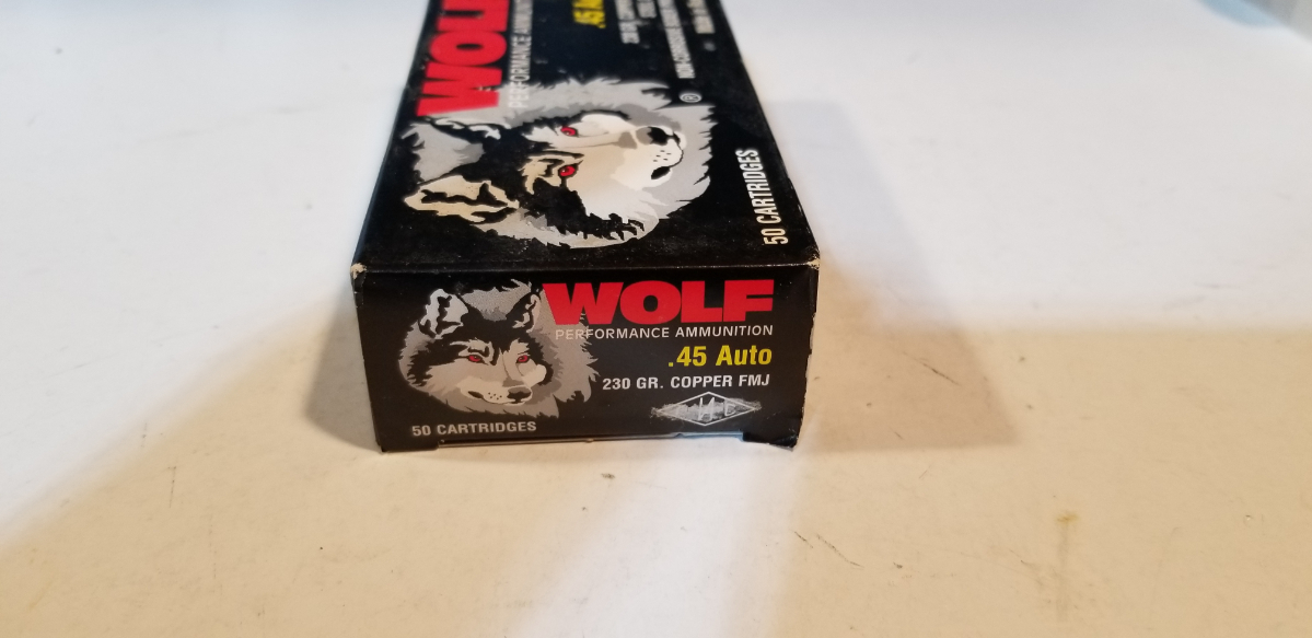 Wolf Ammunition WOLF 45 ACP 230 GR FMJ .45 ACP 17203057 - GunAuction.com
