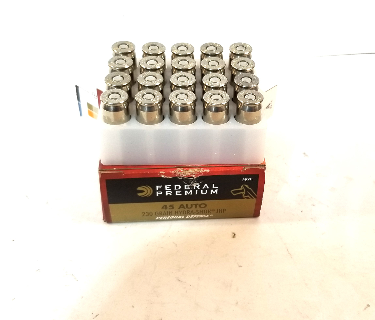 Federal Cartridge Corporation 1 FULL BOX OF FEDERAL 230 GR HYDRO-SHOK ...