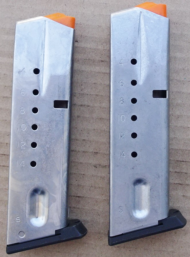 SMITH & WESSON MODEL 59 SERIES LARGE CAP CLIPS, TWO IN NUMBER. 17269543 ...