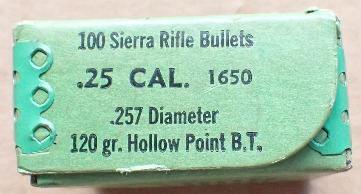 Sierra Bullets SIERRA RIFLE BULETS, 75 BULLETS, 257 DIAMETER. 120 GR ...