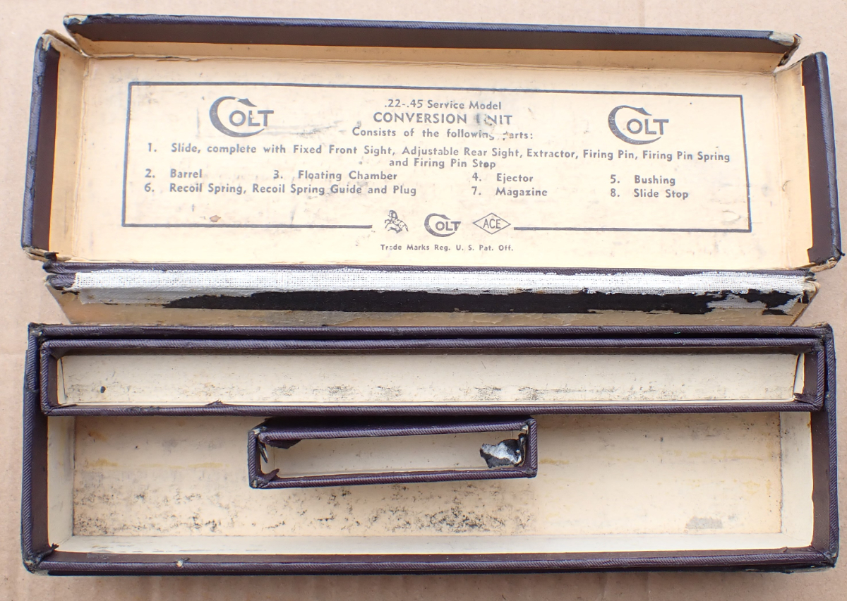 COLT 1911/A1 22-45 CONVERSION KIT, COMPLETE, USMC PURCHASE, FACTORY ...