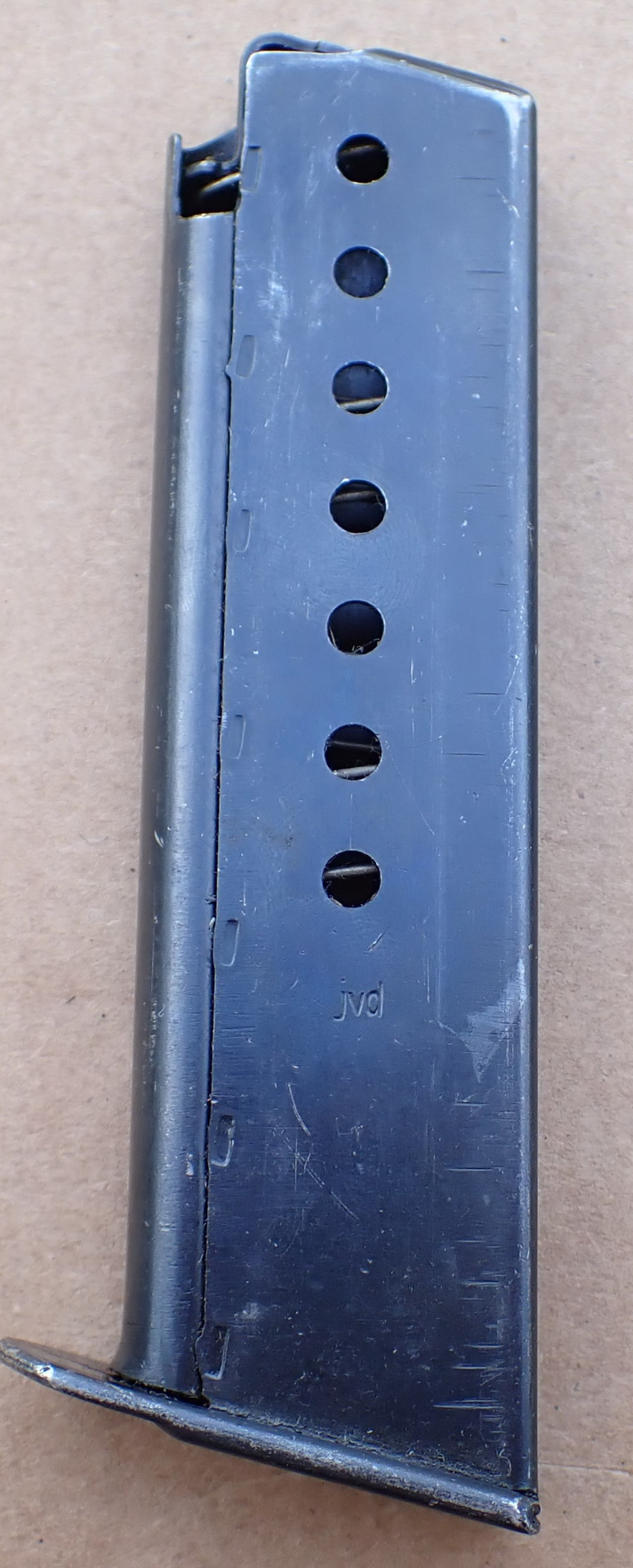 NAZI ERA P-38 MAGAZINE. DEEP ORIGINAL BLUE FINISH, ENM MANUFACTURE .38 ...