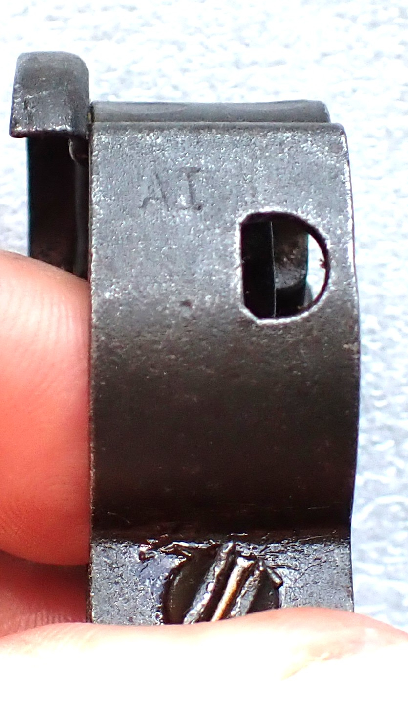 INLAND M1 CARBINE BARREL BAND, TYPE 2, CODED TO INLAND WITH "AI ...