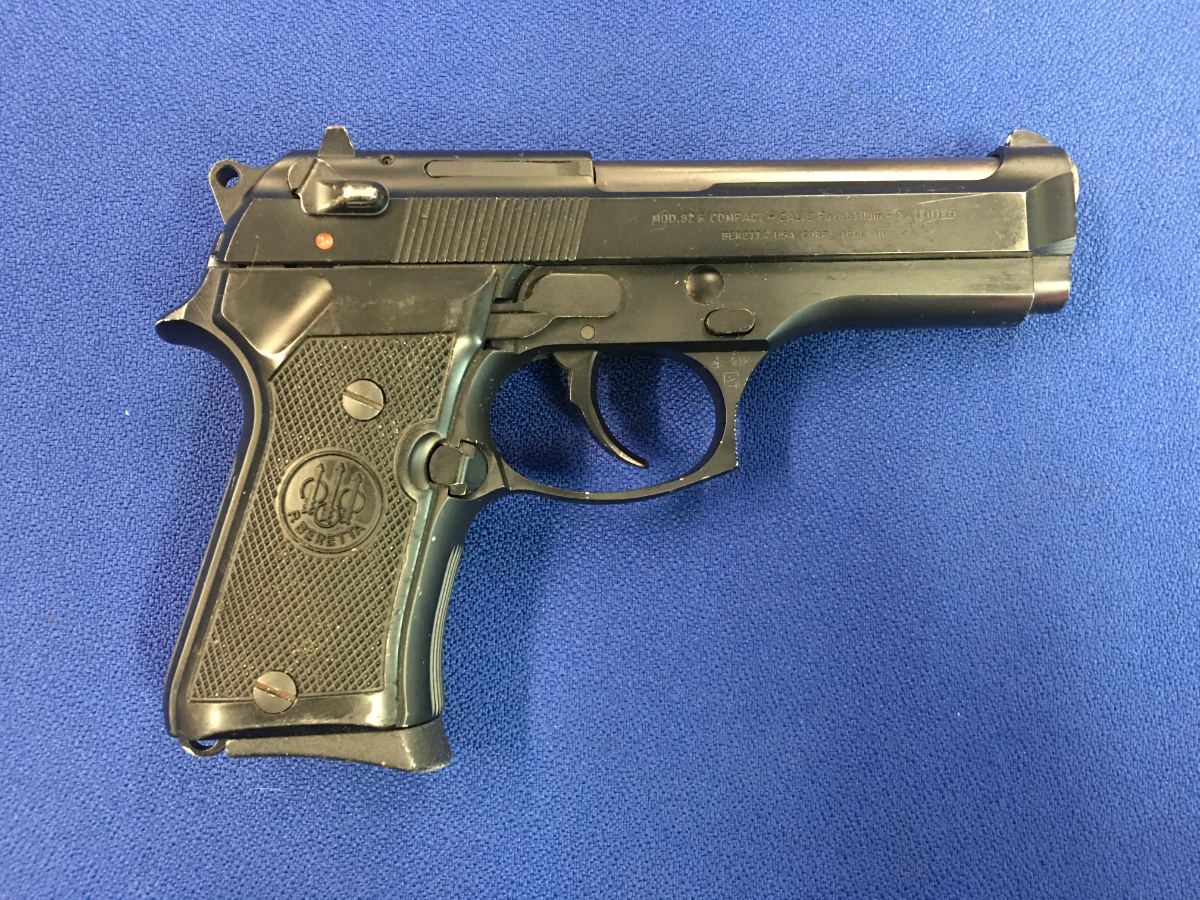 BERETTA MODEL 92F COMPACT, ITALIAN MODEL, COMES W/ FACTORY BOX & EXTRA ...