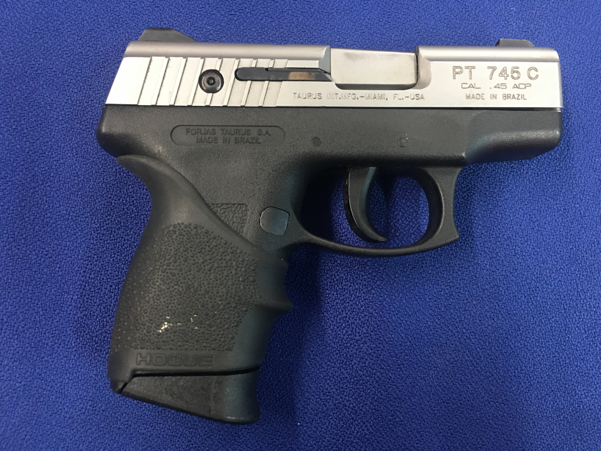 TAURUS MILLENNIUM PRO PT 745 C, COMES W/ HOLSTER & HOGUE GRIP ...