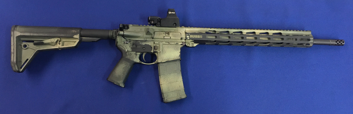 RUGER AR-556, CUSTOM PAINT JOB, CHAMBERED IN 5.56mm NATO 17229163 ...